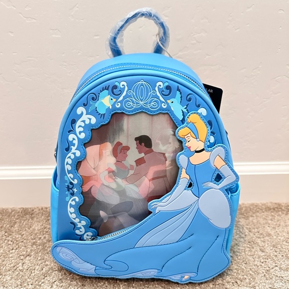 Loungefly | Bags | Loungefly Disney Cinderella Princess Lenticular Mini ...